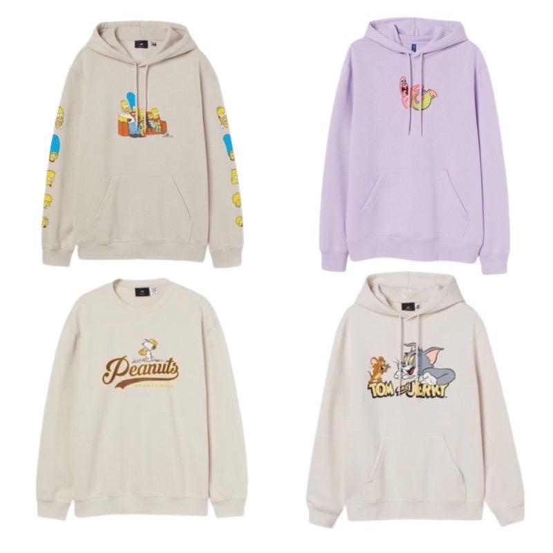 HOODIE HM SIMSONS/PATRICK/PEANUTS/TOM&JERRY - Shop | Tokopedia
