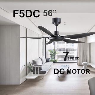 DEKA KRONOS F5DC DC Motor 56" BLACK 5 Blades Ceiling Fan Wit - TikTok ...