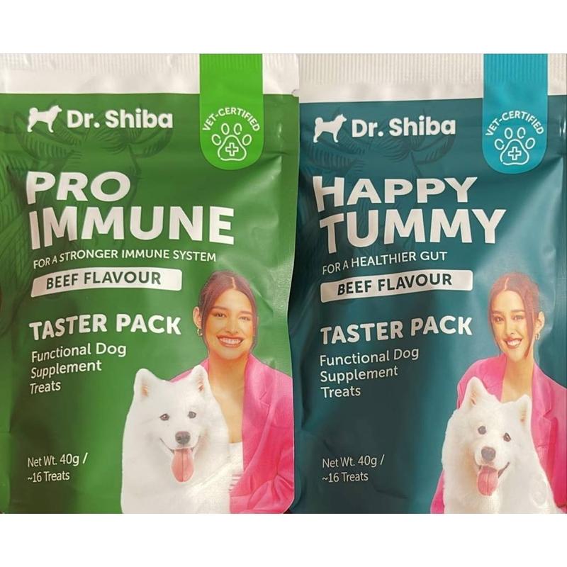 Dr. Shiba Happy Tummy Taster Pack Beef 40g Dog Treats Snack - TikTok ...