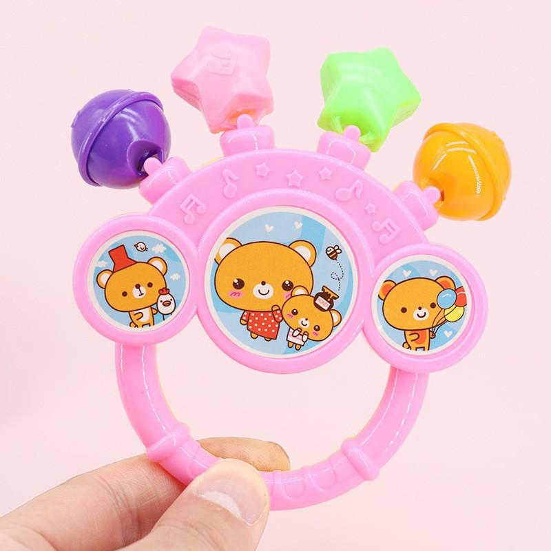 Random color baby ball rattle, hand rattle string teeth baby - TikTok ...