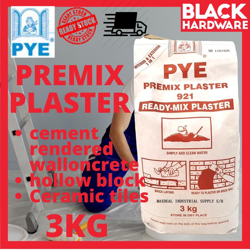 BLACK HARDWARE PYE Simen Plaster Wall White Cement Powder Repair ...