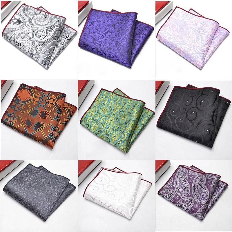 Fashion Hankerchief Scarves Vintage Hankies Men's Pocket Square ...