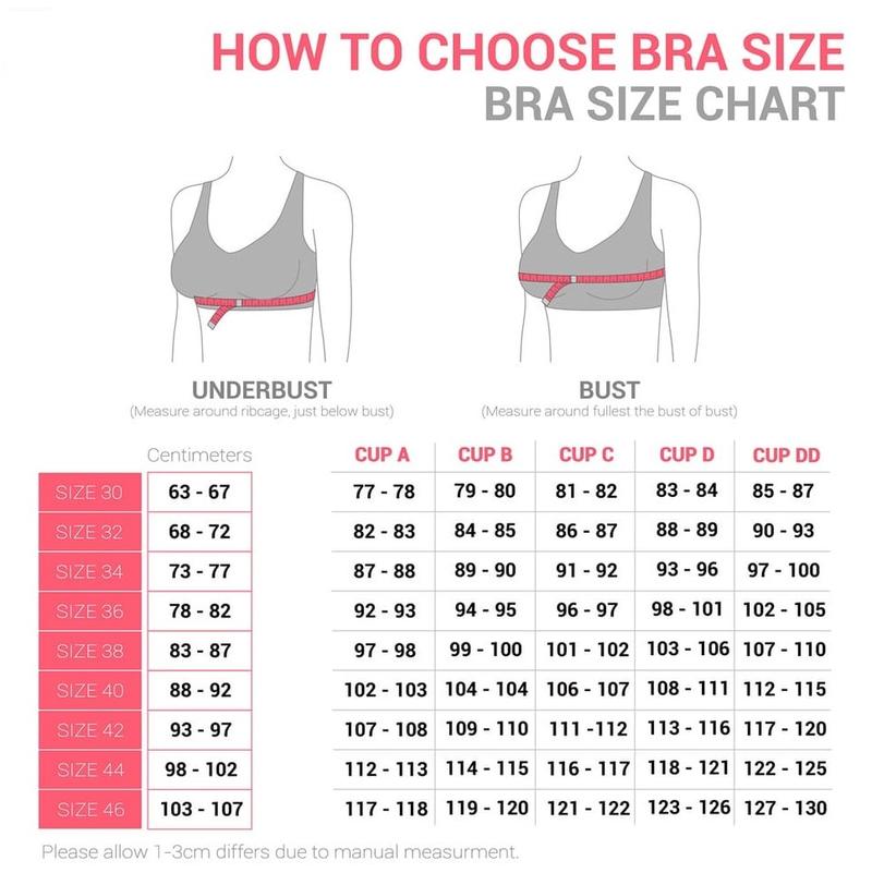 Bras Wanita Wireless Plus Size Full Cup 36-46 Cup BC 4 Hook Baju Dalam ...