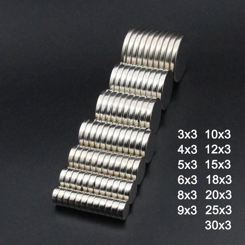 Super Strong Round Magnet 4x3.5x3.6x3.8x3.10x3.12x3.15x3.18x3.25x3 ...