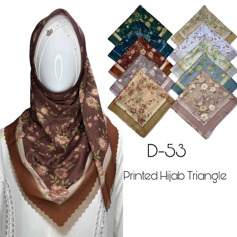 Aisyah Exclusive Triangle/Square/Bawal Malaysian Hijab Lasercut ...