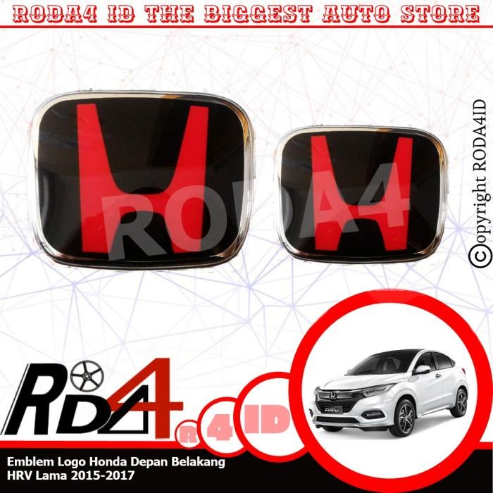 Jual Emblem Logo Honda Depan Belakang HRV Lama 2015 - 2017 Hitam Merah ...