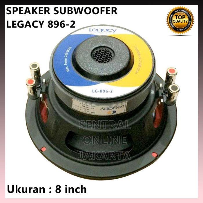 SPEAKER SUBWOOFER 8inch 8 inch LEGACY LG 896-2 WOOFER LG 896 - Shop ...
