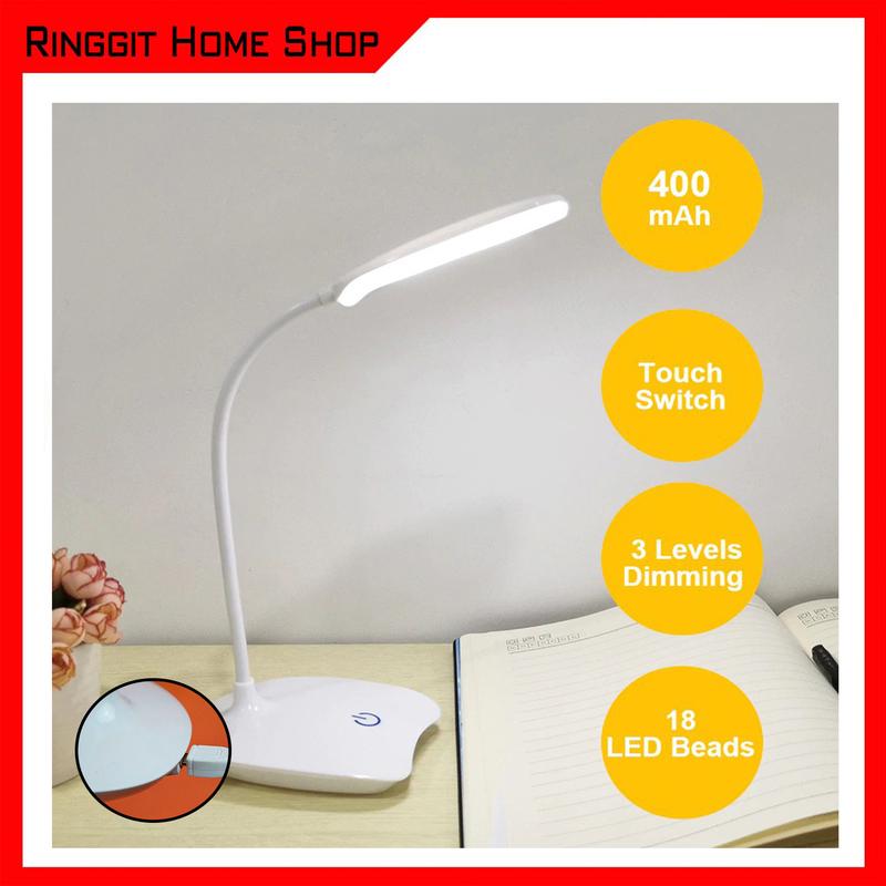Lampu Meja LED Pintar Lampu Belajar Smart LED Table Light 3 Level ...