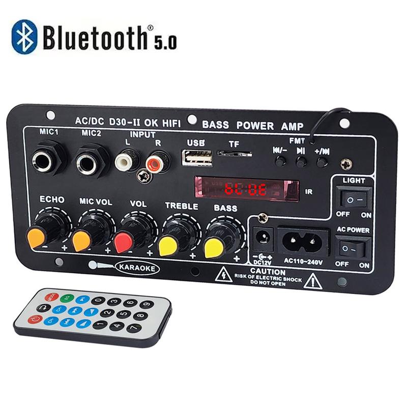 amplifier d10 800W Digital Bluetooth Amplifier Board Subwoofer Dual ...