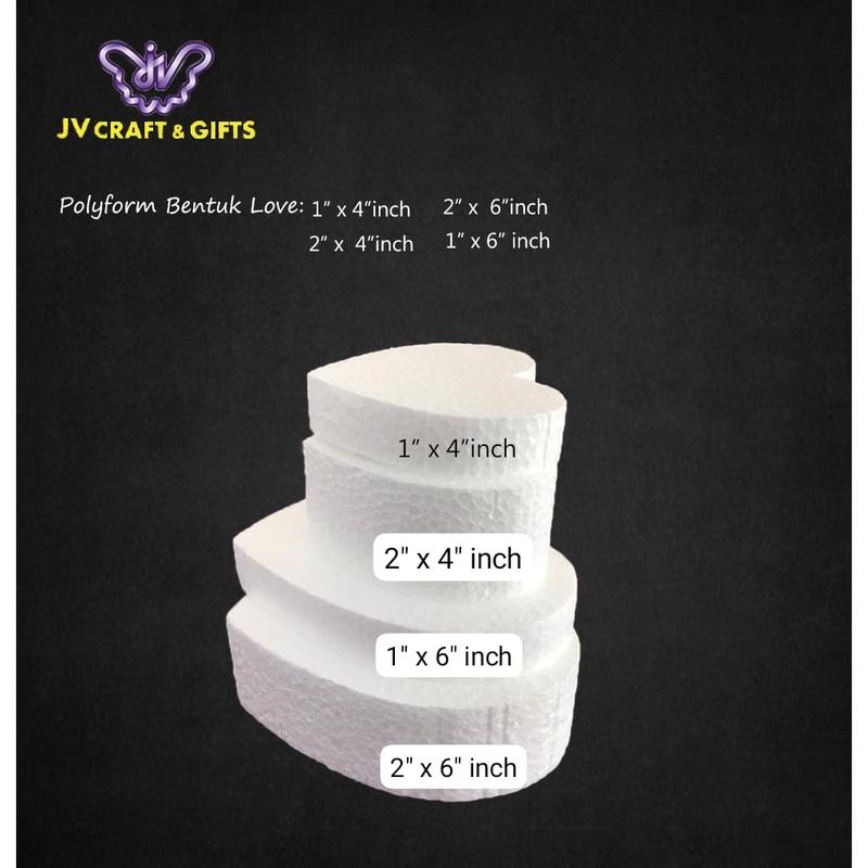 Gabus Polifoam / Polystyrene Form Love / Love / Polyfoam / K051 K052 ...