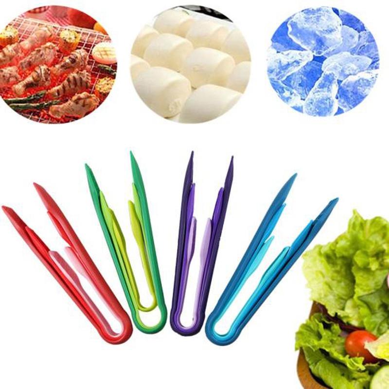 3Pcs/Set 6/8/10inch Colorful PP Silicone Food Tong Non-slip Cooking ...