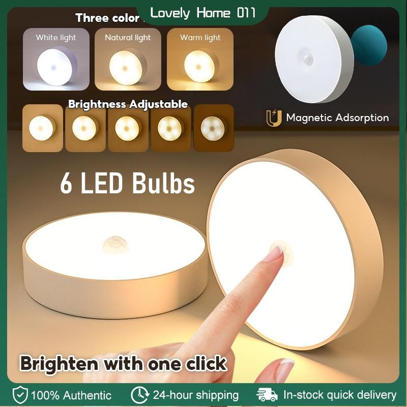 【Tricolor】Push Mini Night LED Stick Tap Push Lamp Night Ligh - TikTok ...
