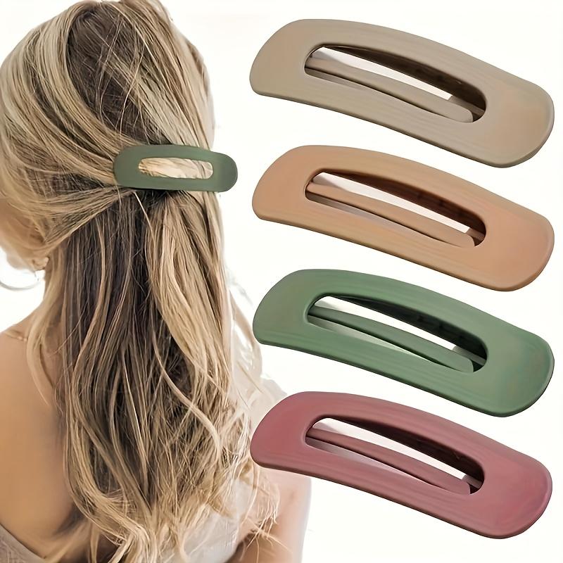 8/4pcs Women's Matte Hair Clips, Strong Crystal Hair Clips, Various ...
