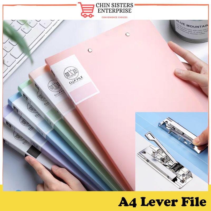 Morandi A4 Lever Double Clip File Clamp File Multi-Functiona - TikTok ...