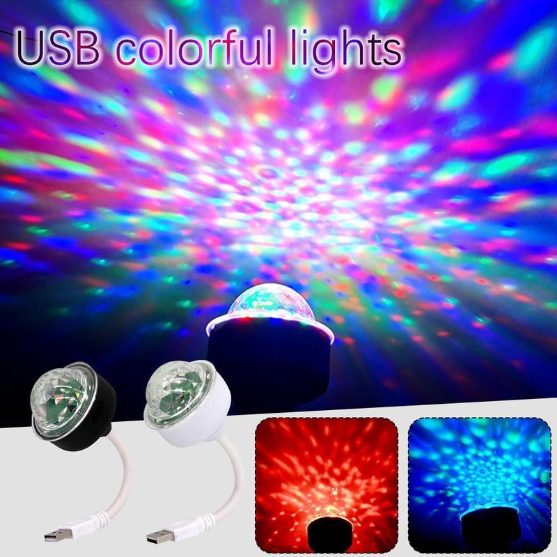Led Usb Disco Portable Family Party Ball Colorful Light Stag - TikTok ...