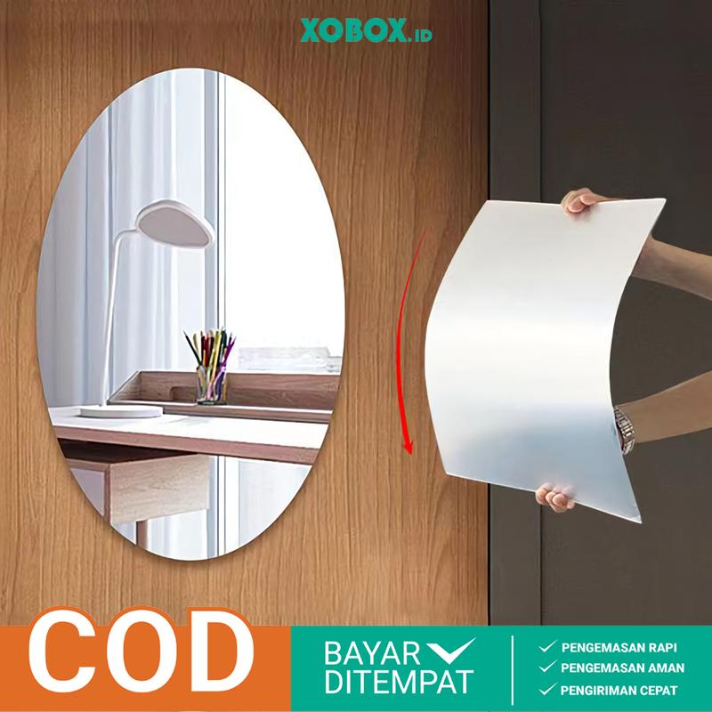 Sticker Cermin Dinding Kamar Mandi Stiker Kaca Tempel Anti Pecah - Shop ...