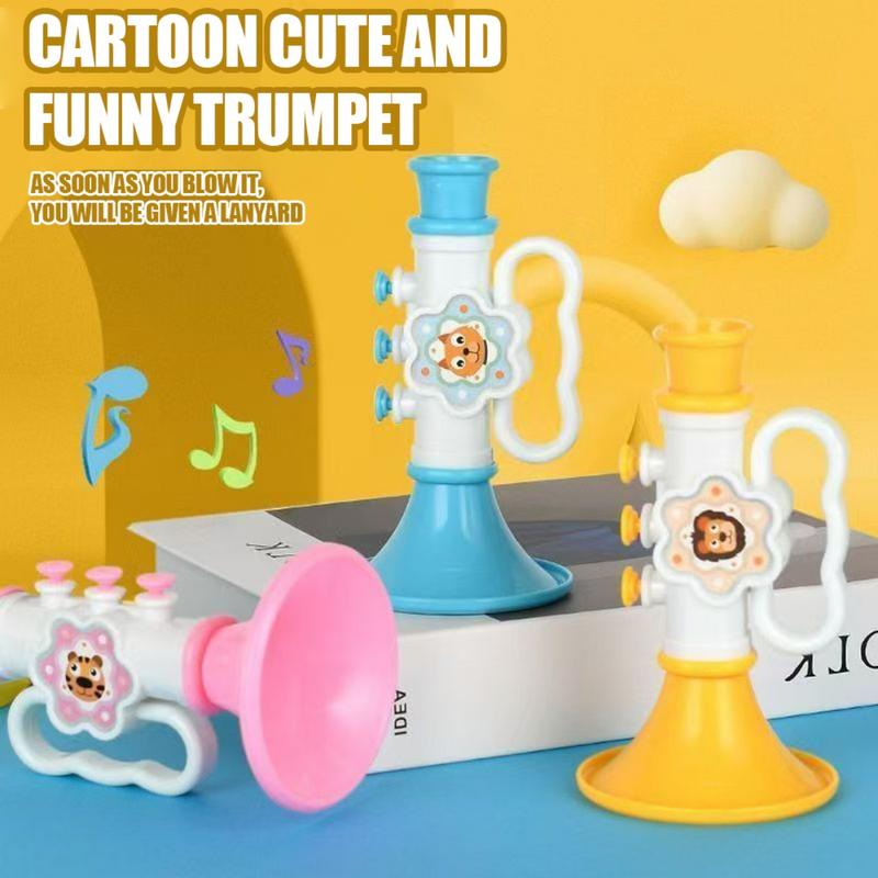 Baby Trumpet Toys | Cartoon Whistle with Lanyard | Musical Instrument ...