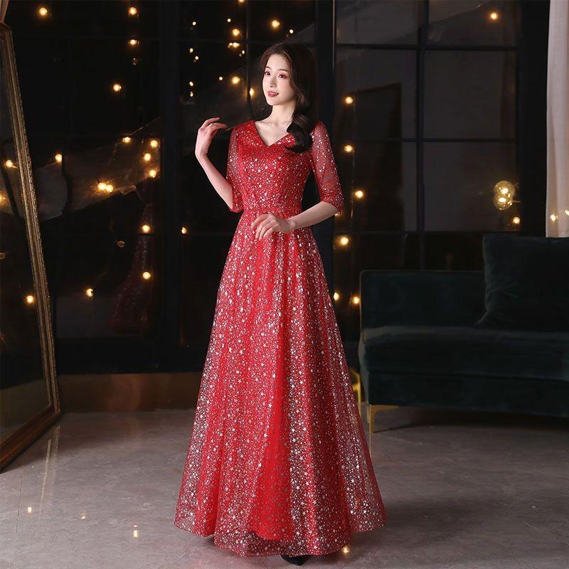 Gaun Malam Prom, Gaya Korea, Elegan dan Elegan, Gaun Panjang - TikTok ...