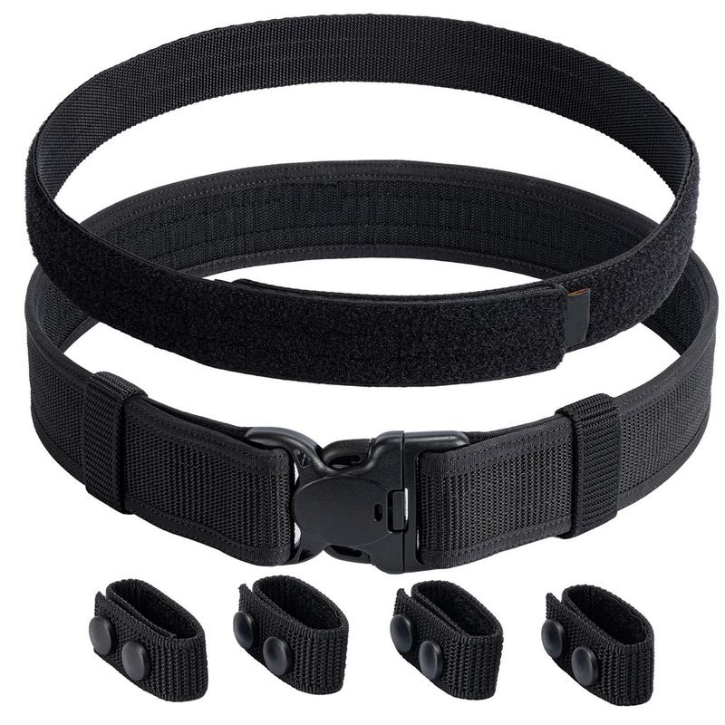 2 in 1 Tactical Belt Quick Release Buckle MOLLE Mens Belts - TikTok ...
