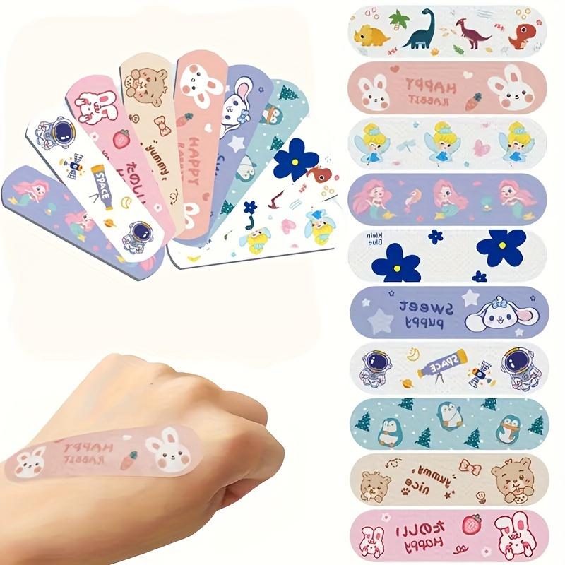 100pcs Cute Cartoon Invisible Bandages - 10 Unique Designs, Breathable ...