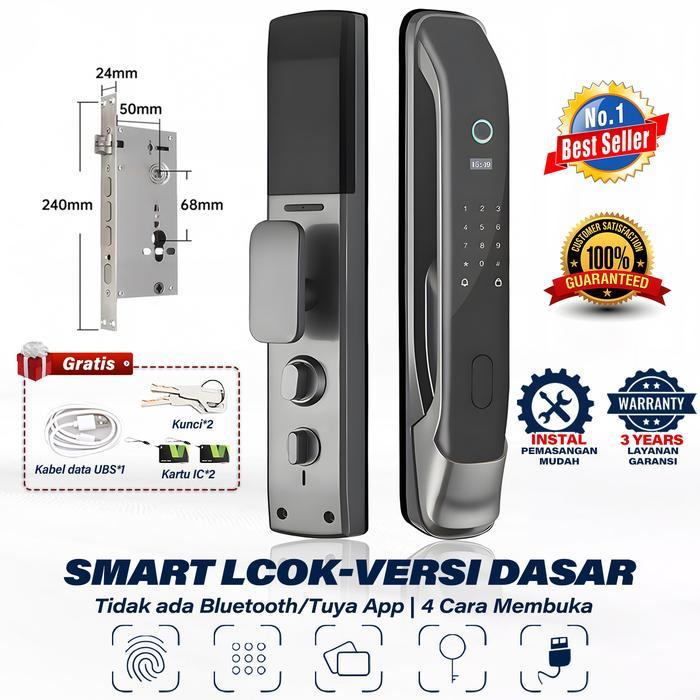 Jual GOGEOUS Smart Lock Kunci Pintu Otomatis Access Door Kunci Pintu ...