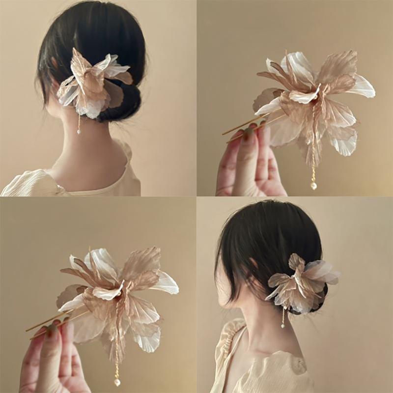 Jepit rambut berbentuk U untuk wanita, penyepit rambut sifon - TikTok ...