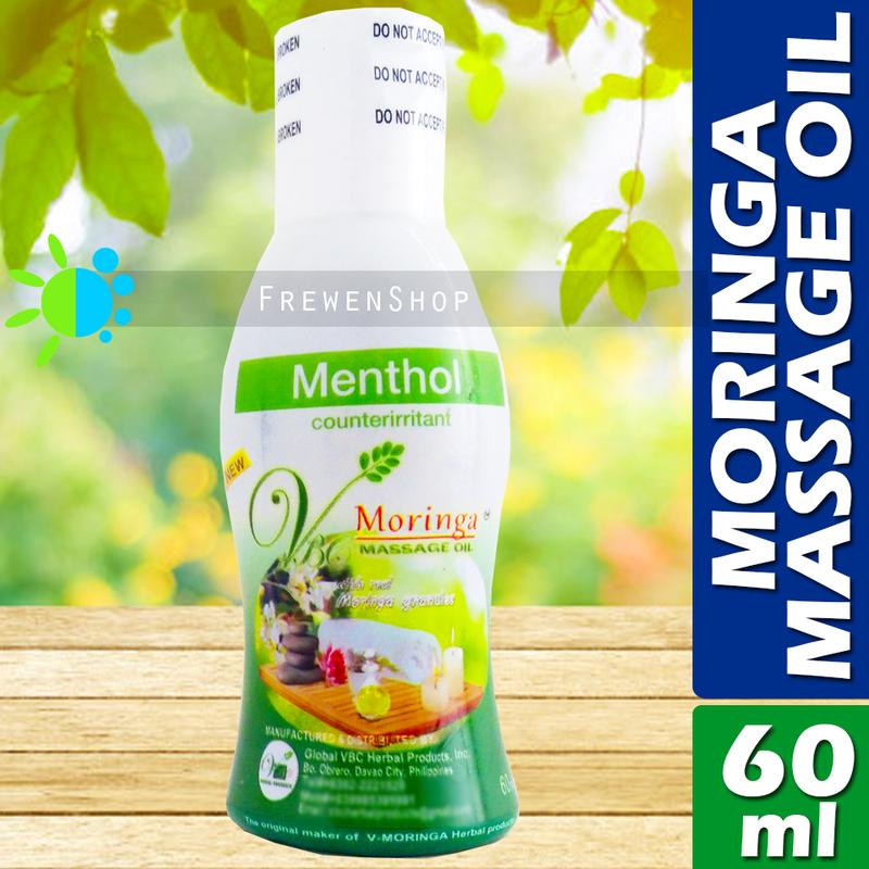 V MORINGA MASSAGE MENTHOL OIL VBC Liniment for Body Pain Reliever ...