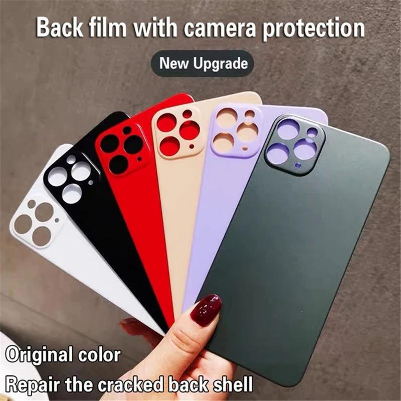 Matte Film Phone Back Sticker For 14 Plus 13 12 11 Pro Max Mini ...
