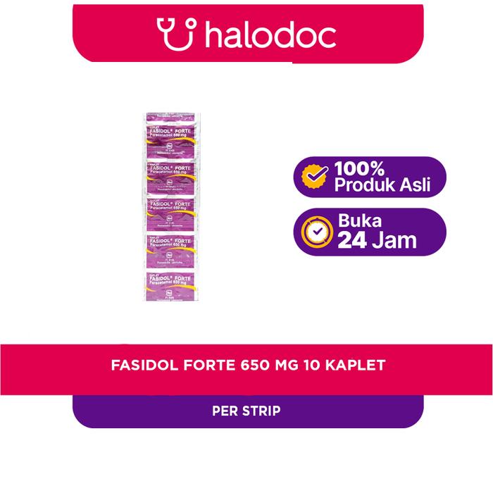Promo Fasidol Forte 650 mg 10 Kaplet - Jakarta Barat - Halodoc Official ...