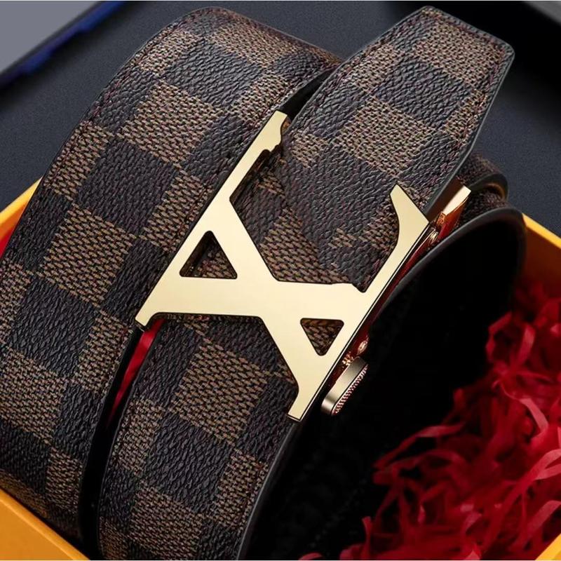 2025 Fashion Trendy Men's Automatic Leather Buckle Belt Men' - TikTok Shop