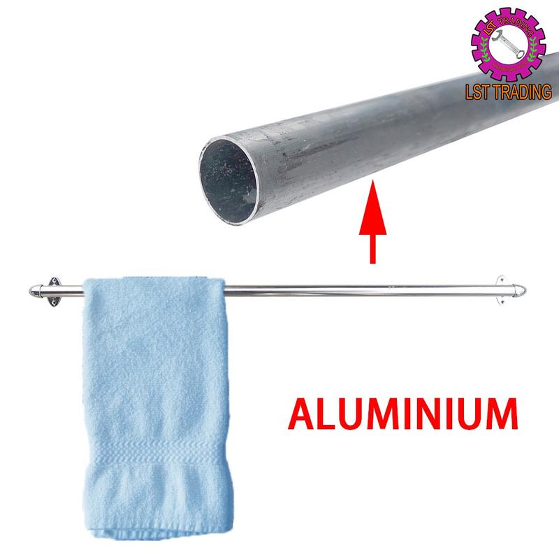 [READY STOCKS] 20MM (3/4") ALUMINIUM ROUND PIPE / TOWEL PIPE - TikTok ...