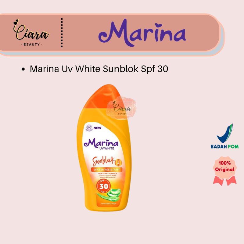 Sunblock Marina UV White SPF 30 85 ml untuk Wajah - Shop | Tokopedia