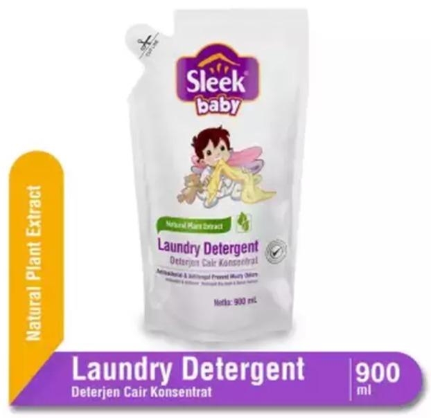 Sleek Laundry Detergent RefilL 900 ML SLEEK BABY LAUNDRY - Shop | Tokopedia