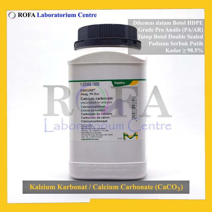Jual Kalsium Karbonat / Calcium Carbonate / CaCO3 Pro Analis Merck ...