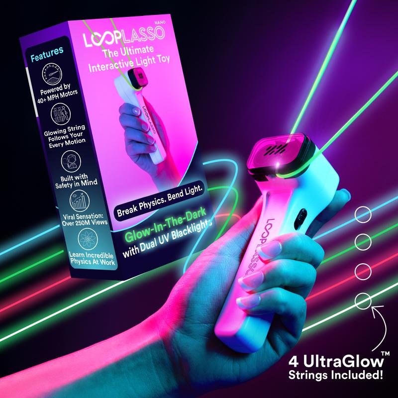 Loop Lasso® NANO - The Original Glow-In-The-Dark String Shooter ...