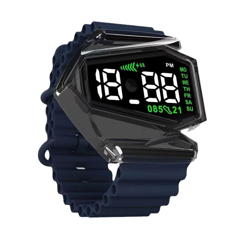 Jam Tangan Elektronik LED, Paparan F6, Masa Digital, Minggu, - TikTok ...