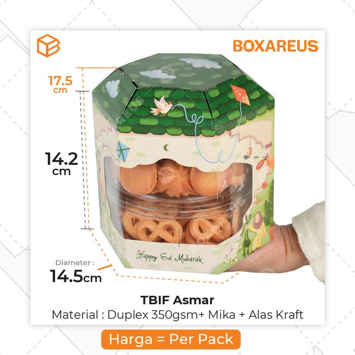 Jual Packaging Hampers Lebaran Dus Toples Bulat Box Idul Fitri Kue ...