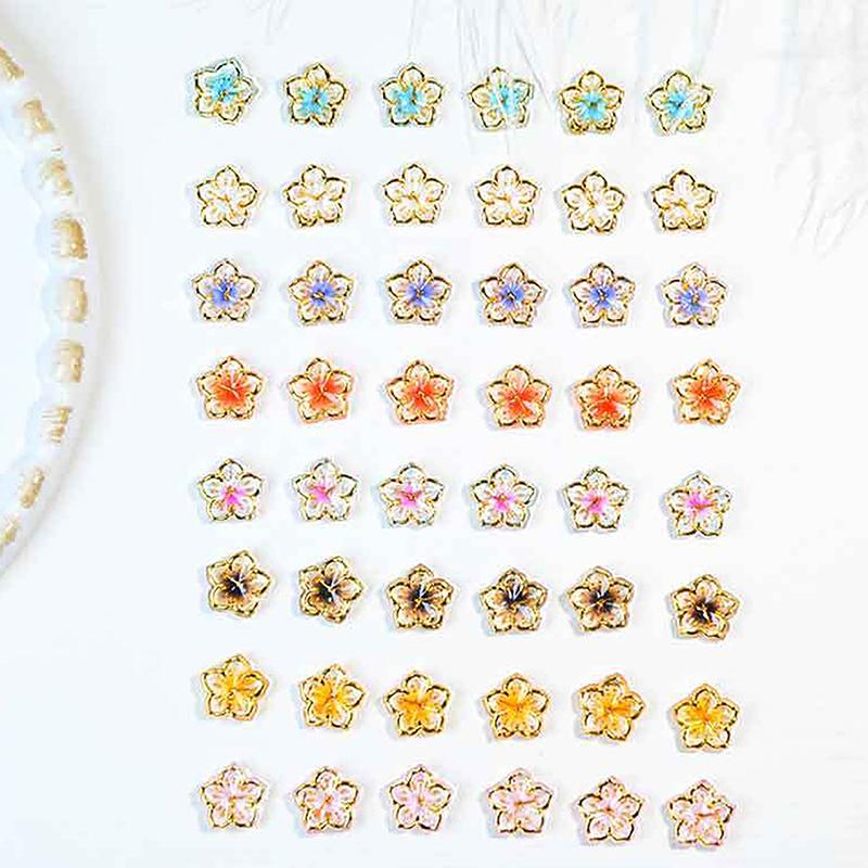 Bunga Mini Comel, 8mm, Lutsinar, Cabochon Resin Belakang Rata, - TikTok ...