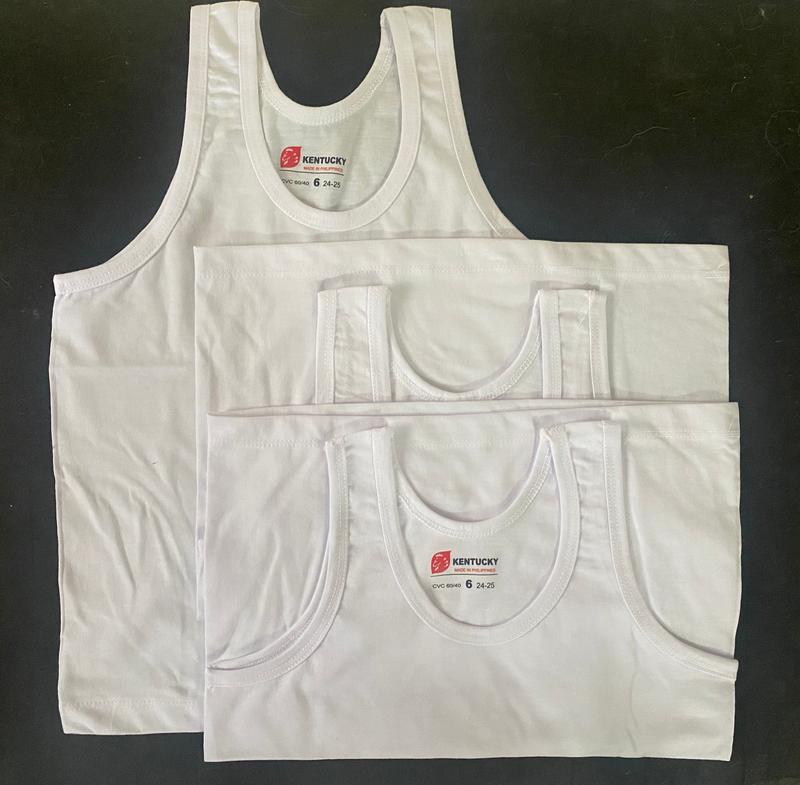 Kentucky WHITE SANDO for Kids (0 to 18 years old) - TikTok Shop Philippines