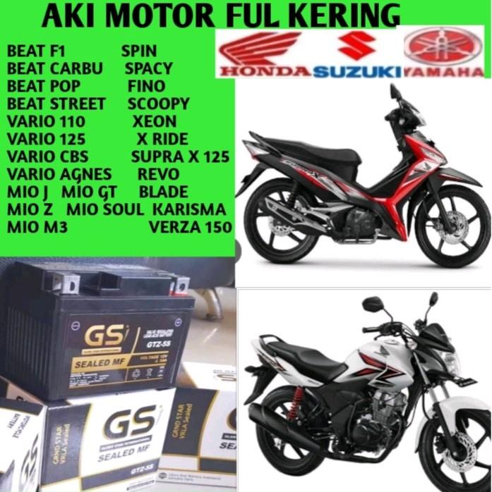 AKI MOTOR MURAH,AKI MOTOR KERING GTZ - 5 12V 5 AMPER BEAT F1,VARIO 125 ...