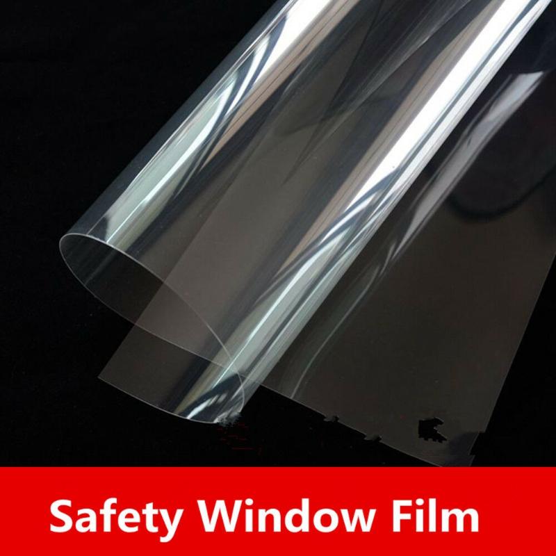 8mi security window stickers transparent glass protection 90% UV ...