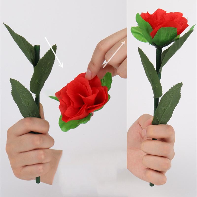 Rose Regeneration Magic Tricks Flower Appearing Vanish Magic Props ...