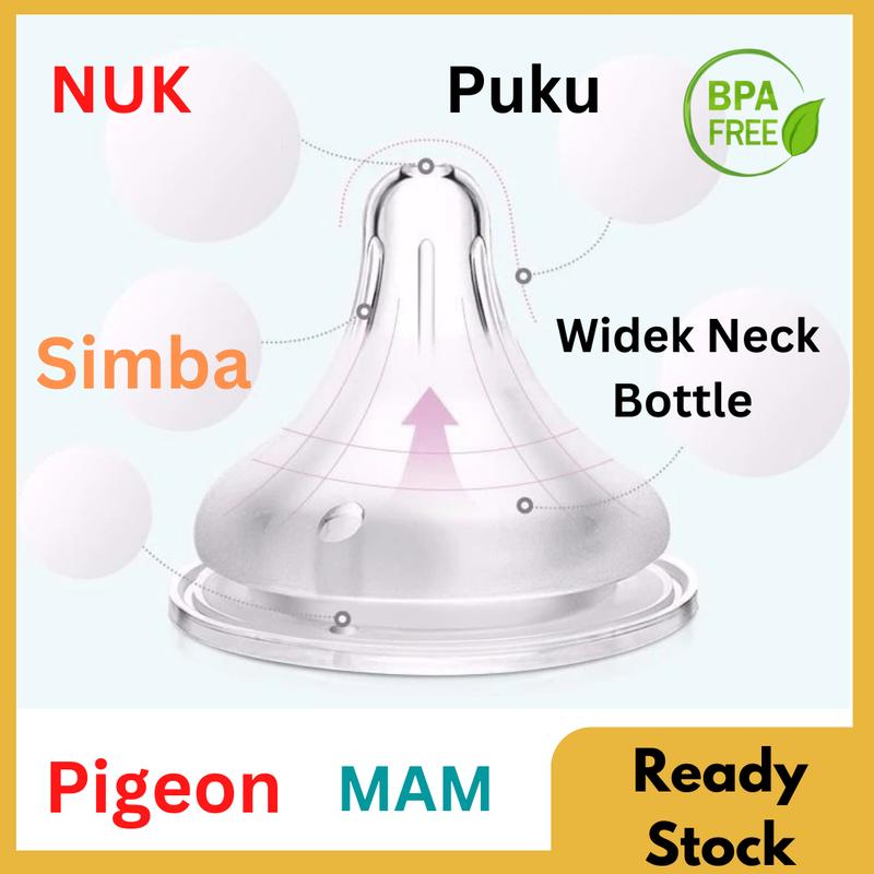 Puting Teat Wide Neck Bottle (Anti Colic) Compatible for Pigeon ...