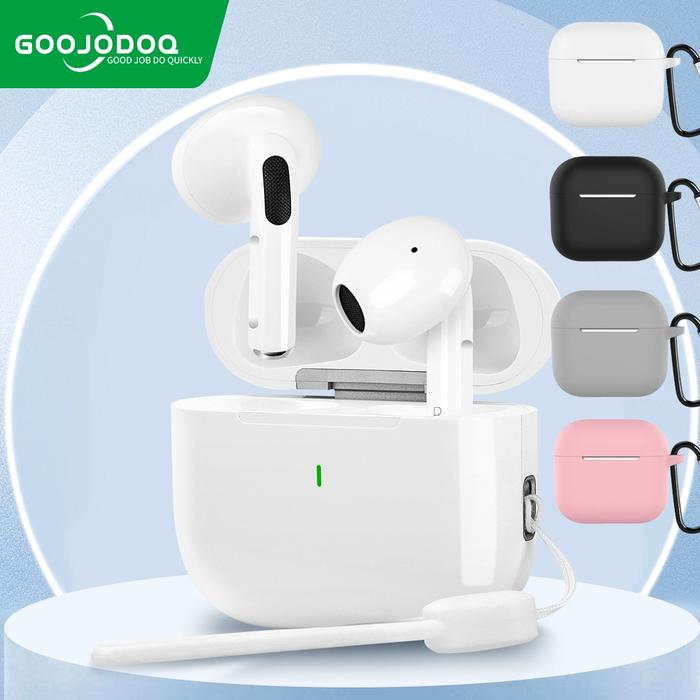 Promo GOOJODOQ J201 Earphone bluetooth TWS-A6 pro Earphone Nirkabel ...