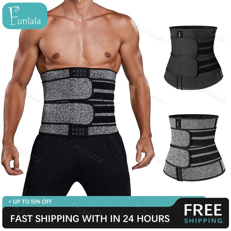 FUNLALA Man Body Shaper For Men Corset Waist Trainer Male Modeling ...
