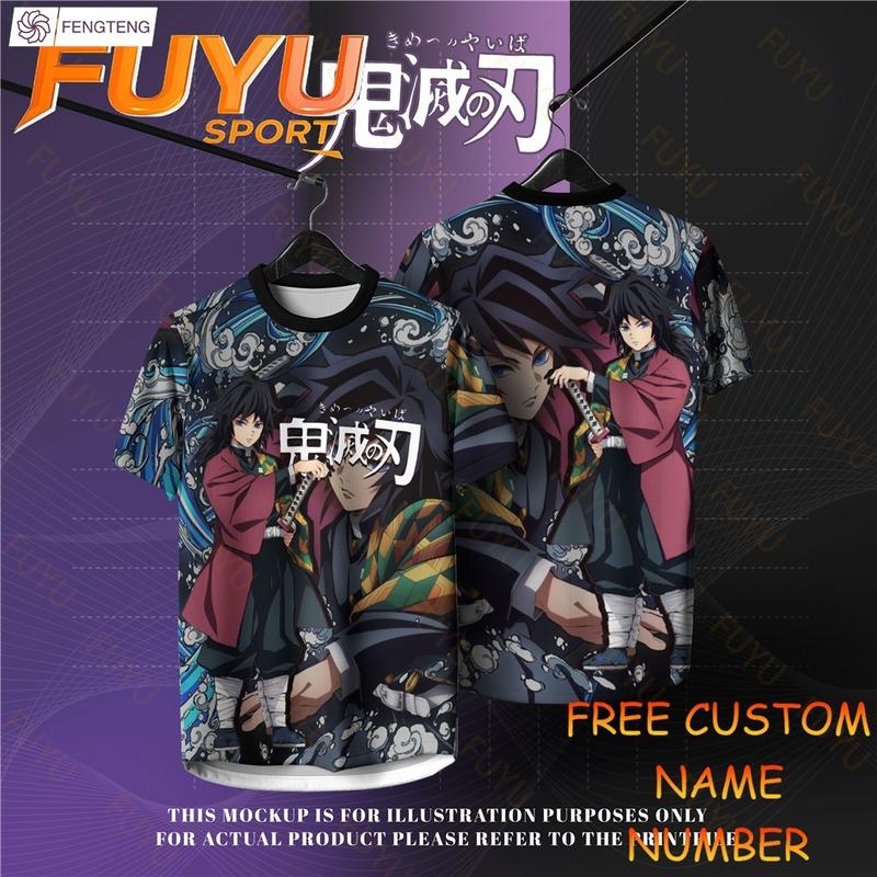 Baju-T Pembunuh Syaitan, Kimetsu No YAIBA, Corak Anime Jepun - TikTok ...