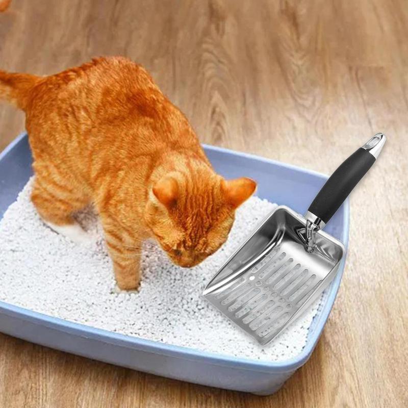 Cat Litter Scoop Kitten Waste Lifter Long Handle Comfortable - TikTok ...