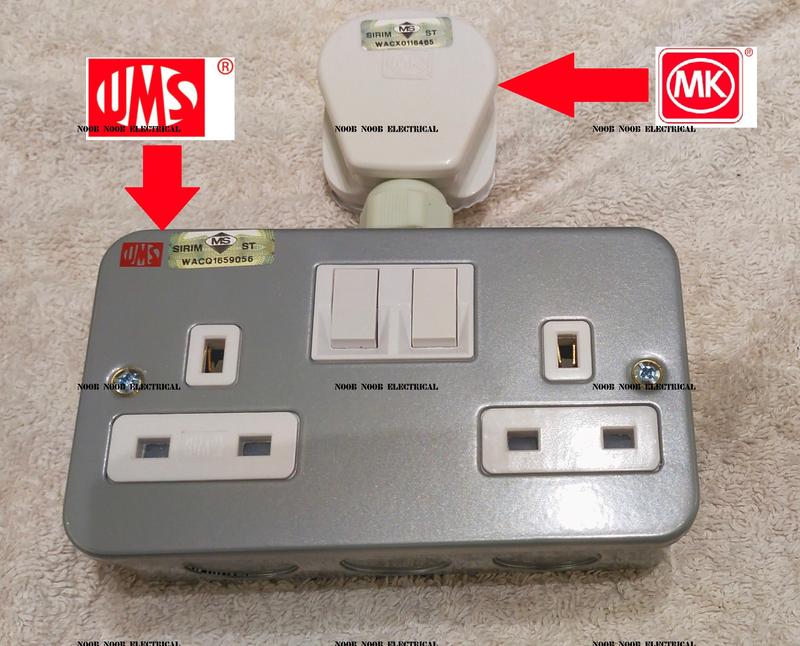 HEAVY DUTY 2 GANG METAL CLAD EXTENSION WALL SOCKET (MK 646 - TikTok ...