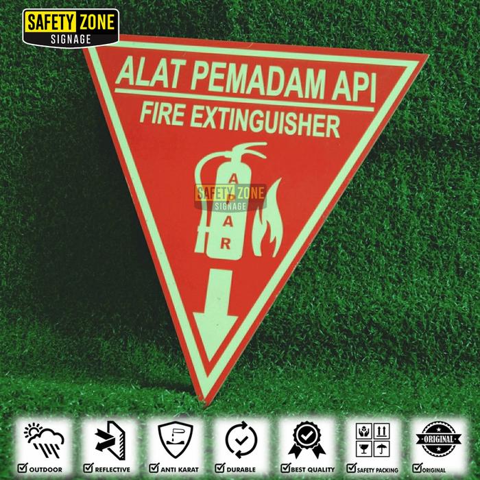 Jual Sign Akrilik APAR Glow In the dark - Stiker, 15cm x 15cm - Jakarta ...