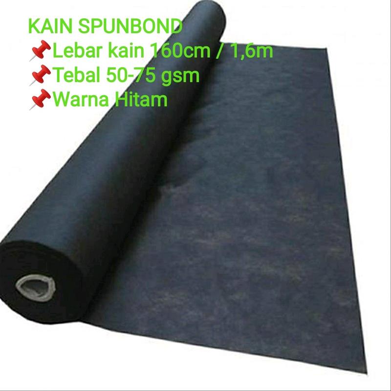 KAIN SPUNBOND FURING UNTUK Sofa TAS KASUR HITAM METERAN & ROLL - Shop ...